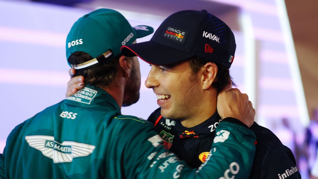 Checo Pérez: "... reconocer que hizo una gran carrera Alonso" - ESPN