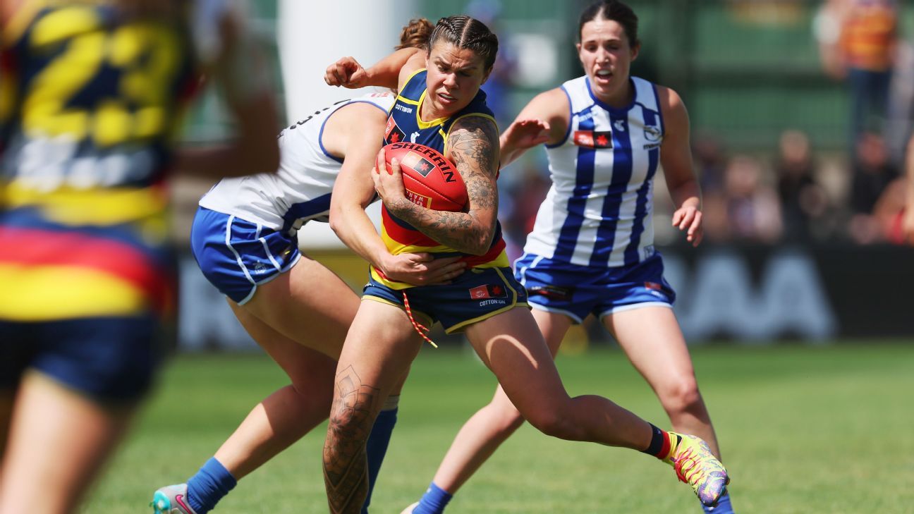 AFLW Six star Adelaide Crows to return for qualifying final against ...