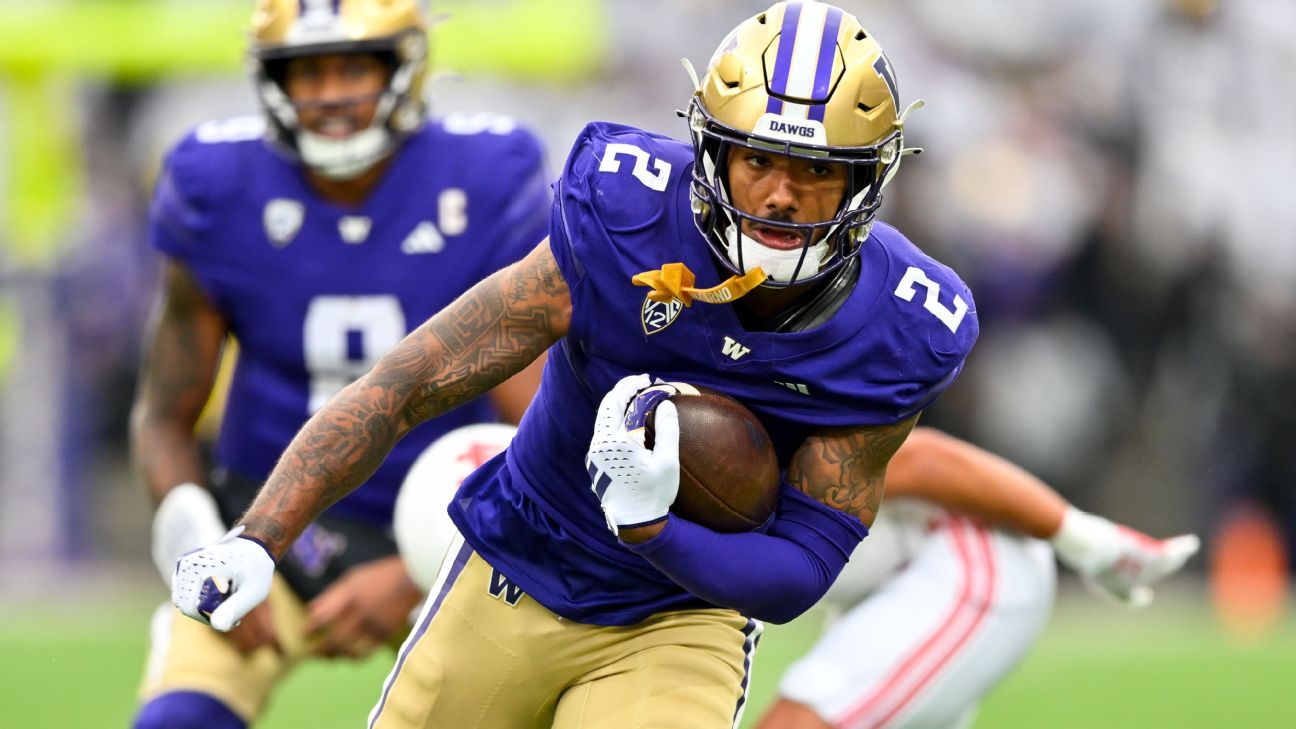 Washington receiver Ja'Lynn Polk to enter NFL draft - ESPN