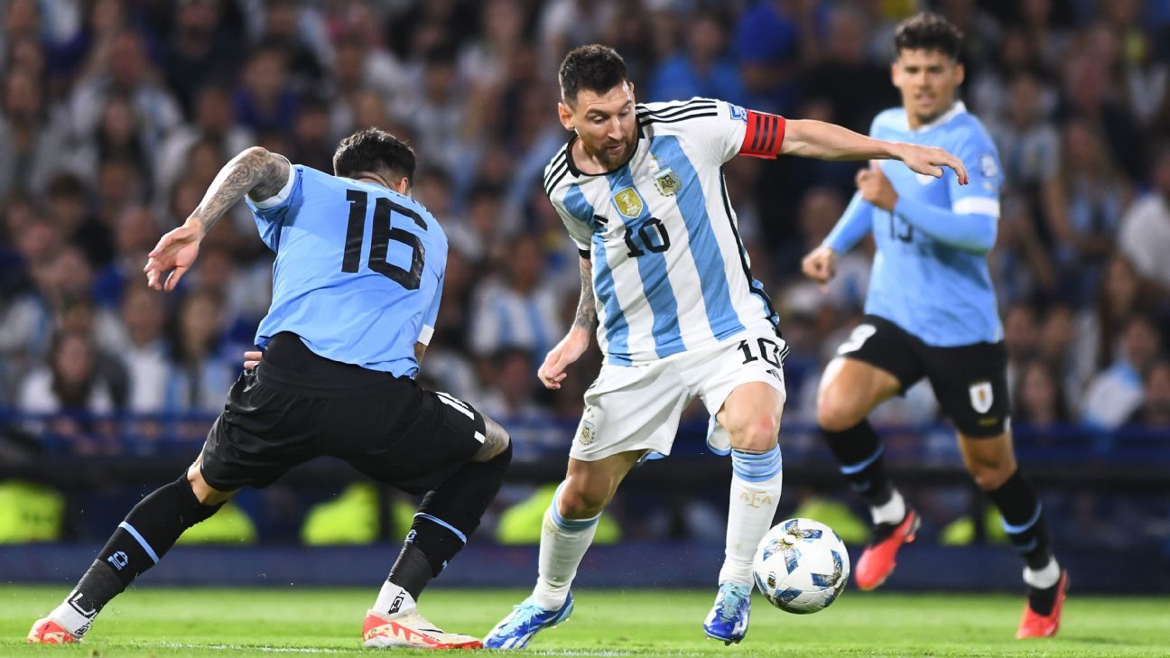 Argentina perdió el invicto en las Eliminatorias al caer ante Uruguay ...