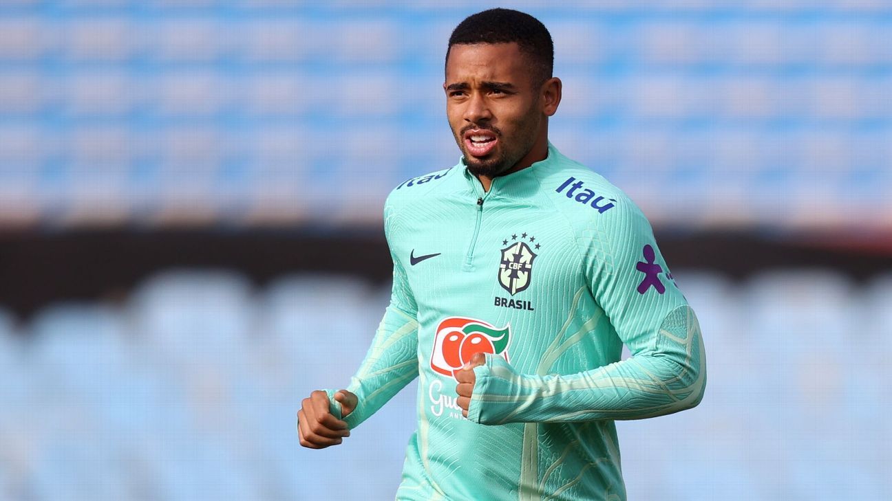 Gabriel Jesus treina com bola e pode virar 'reforço' para Diniz para ...