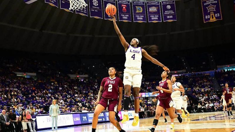 Johnson guides No. 7 LSU past Texas Southern