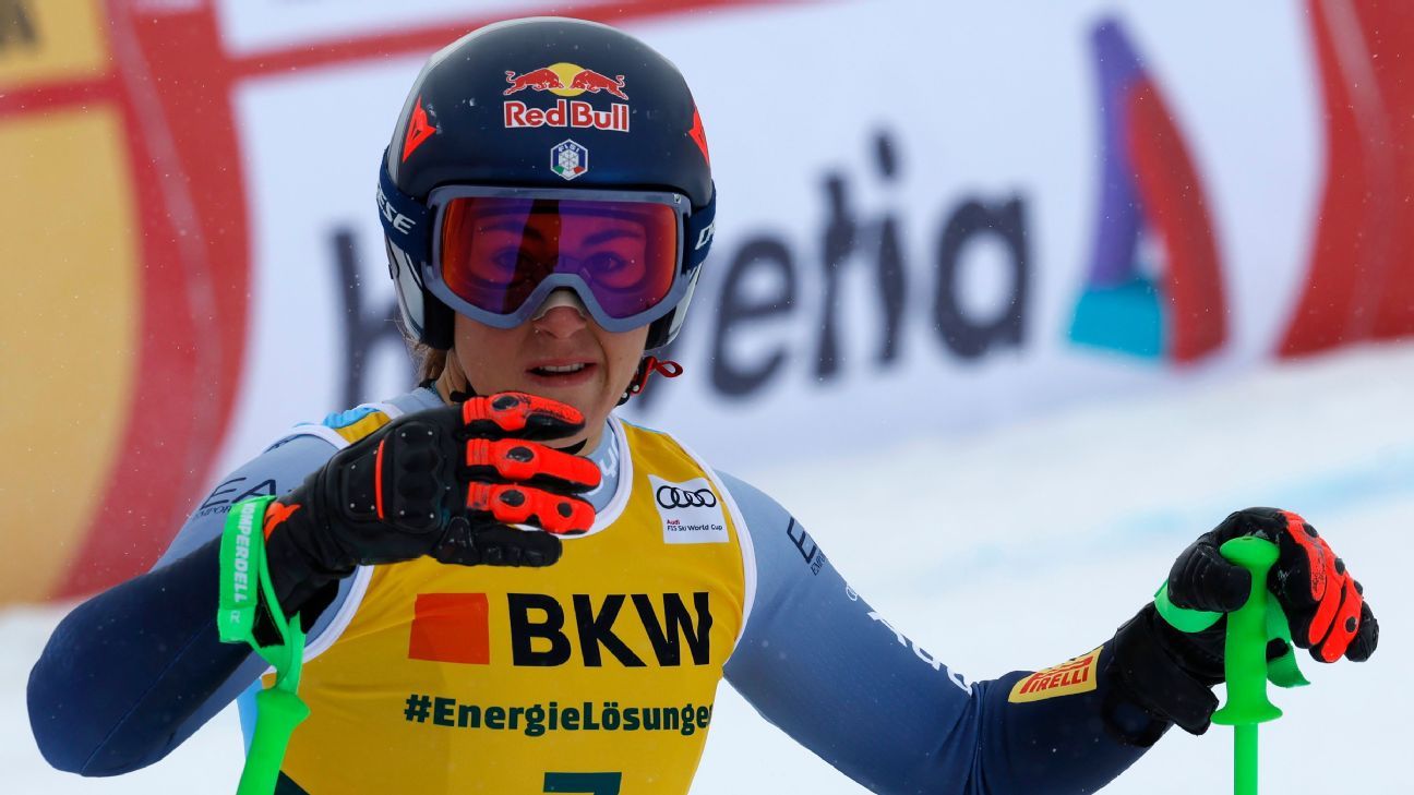 Sofia Goggia wins super-G speed race, Mikaela Shiffrin takes 4th - ESPN