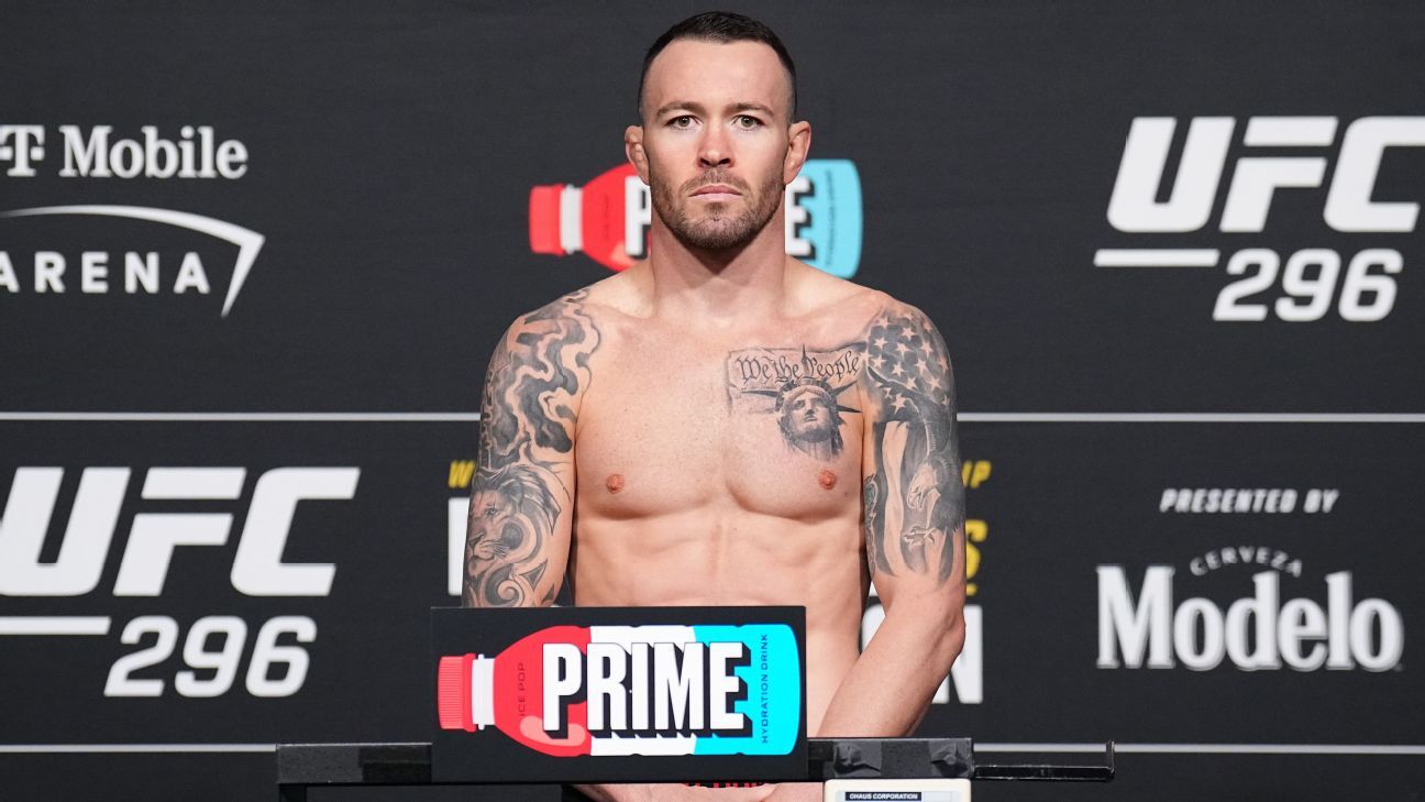 UFC 296: Leon Edwards, Colby Covington sin problemas en el pesaje - ESPN