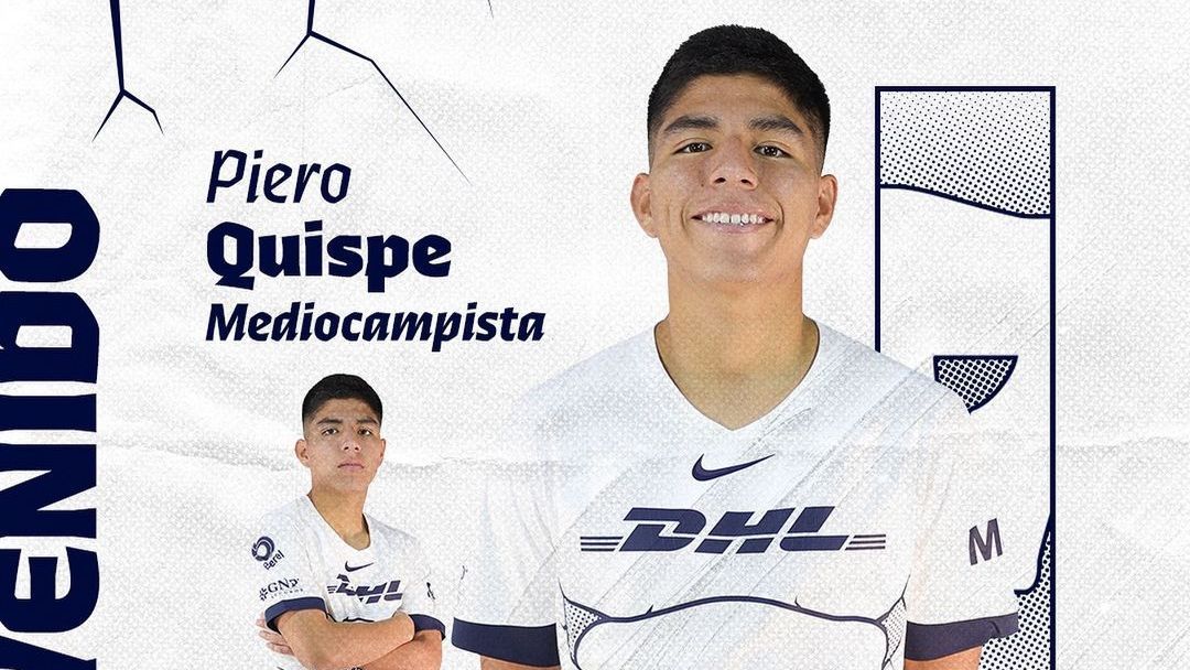 Piero Quispe fue anunciado en Pumas - ESPN