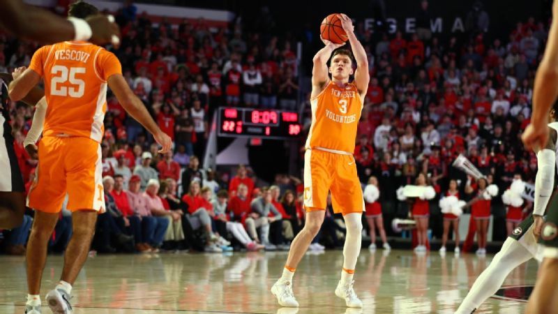 University of Tennessee Men's Basketball Team Comes Back to Defeat ...