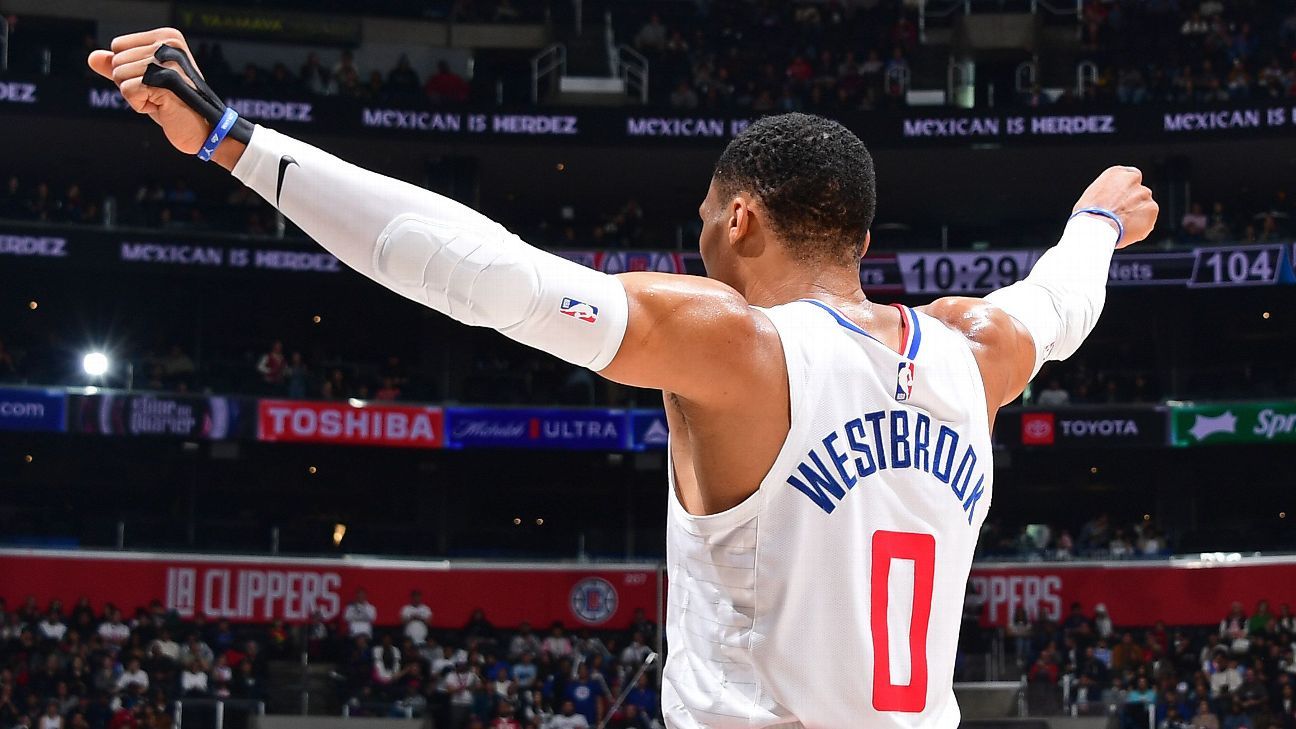 Russell Westbrook regresa con los Clippers 3 semanas después de la ...