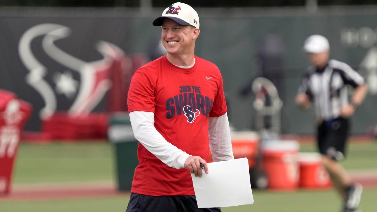 Fuentes: OC Bobby Slowik continúa en Texans - ESPN