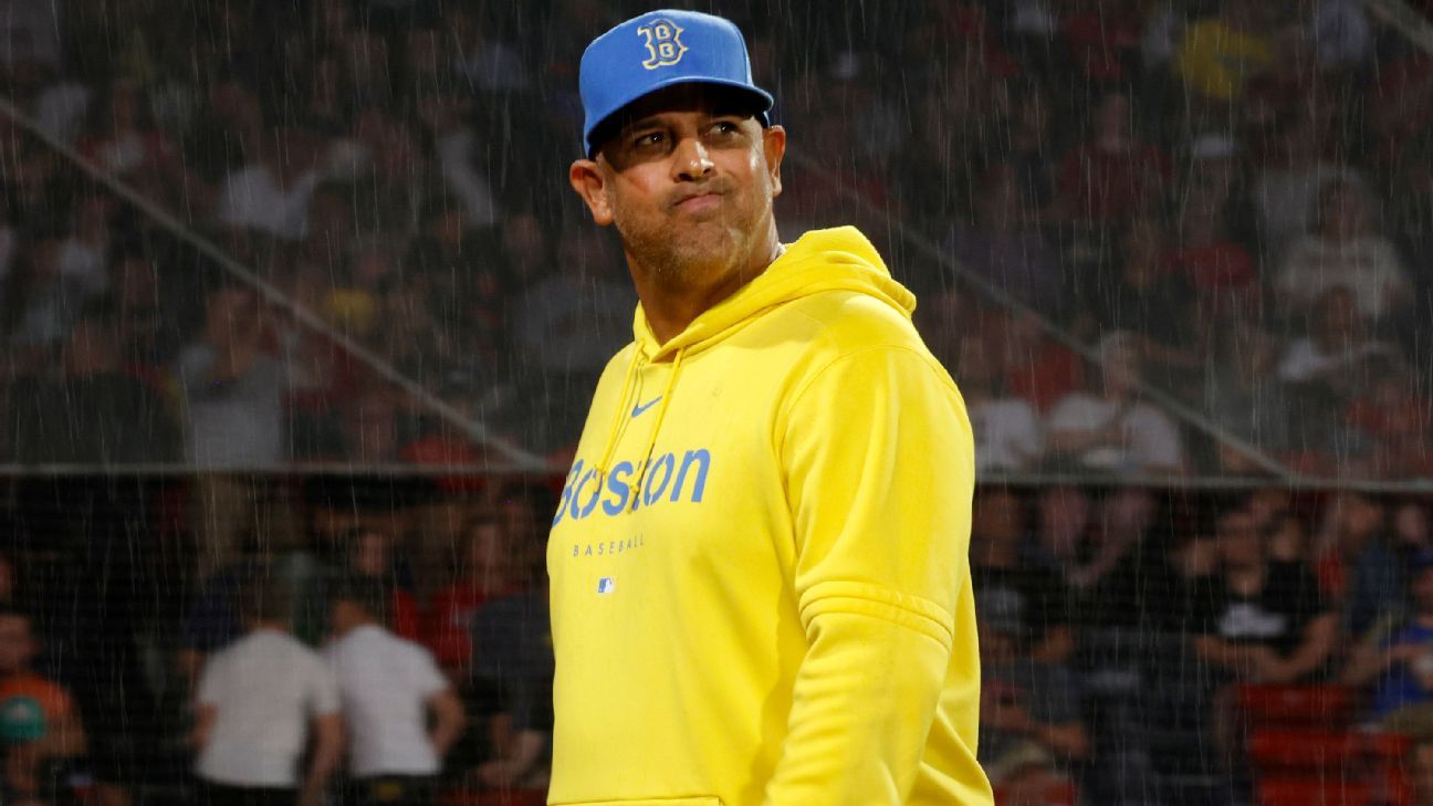 Manager Álex Cora discusses the future of the Boston Red Sox after the ...