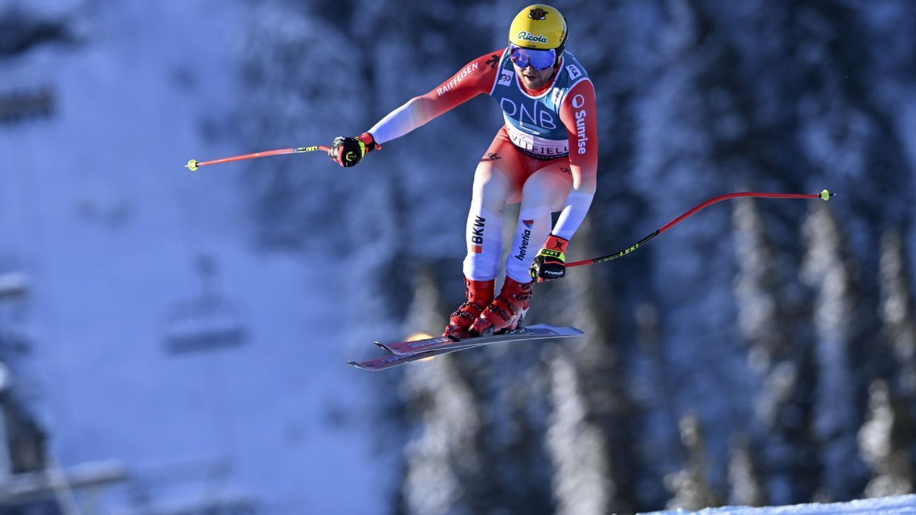 Skier Niels Hintermann says he is free of lymph node cancer - ESPN