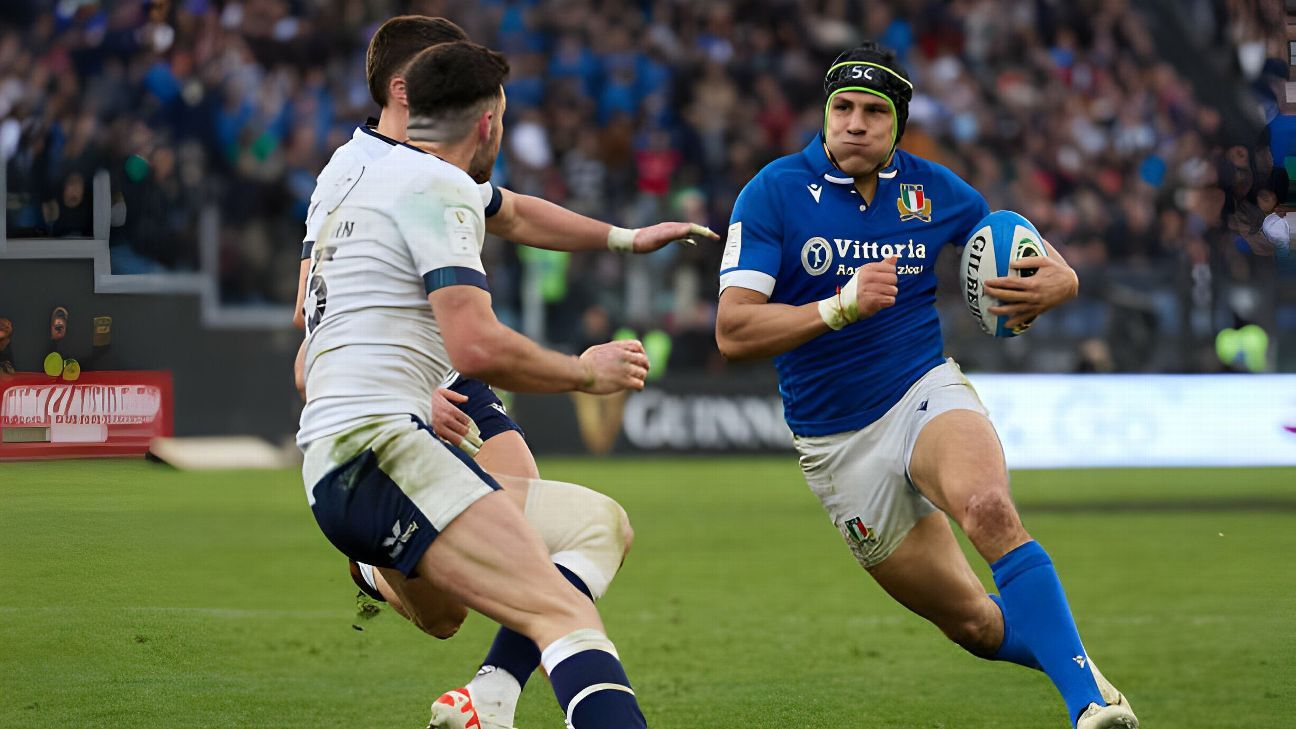 Italia: el gran partido de Juan Ignacio Brex ante Escocia - ESPN