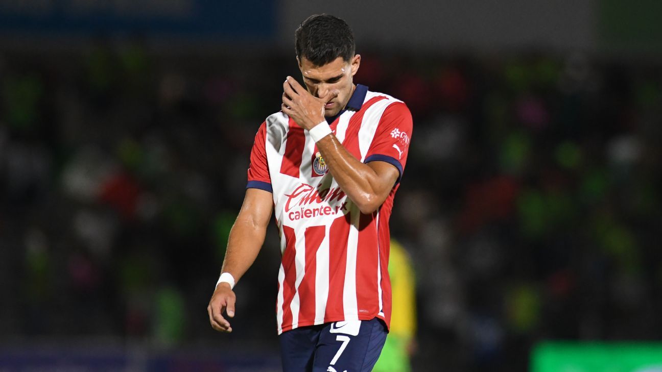 Daniel Ríos causa baja de Chivas con sólo un gol en su cuenta - ESPN