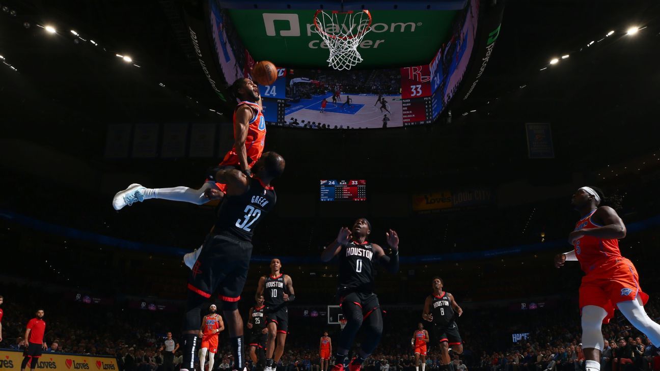 Photos put Isaiah Joe's thunderous dunk over Jeff Green into ...