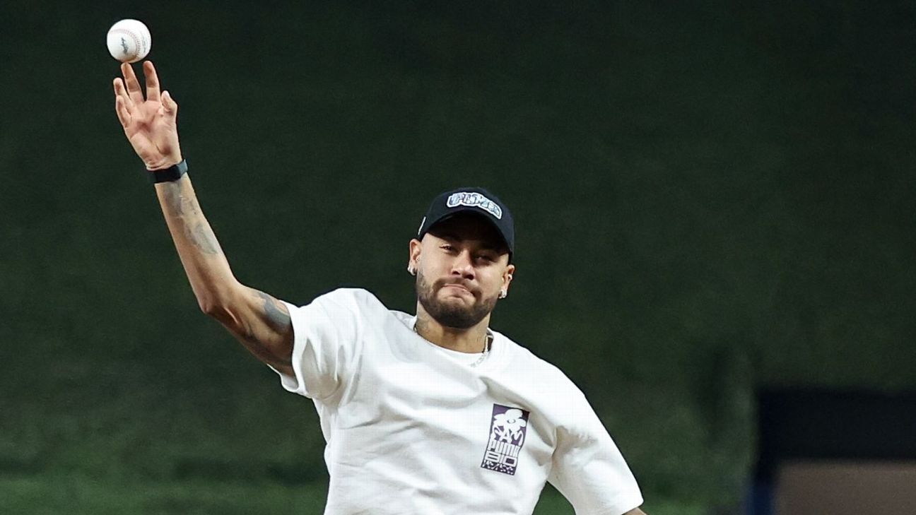 MLB Opening Day 2024: Neymar, Andy Reid and more throw first pitches - ESPN