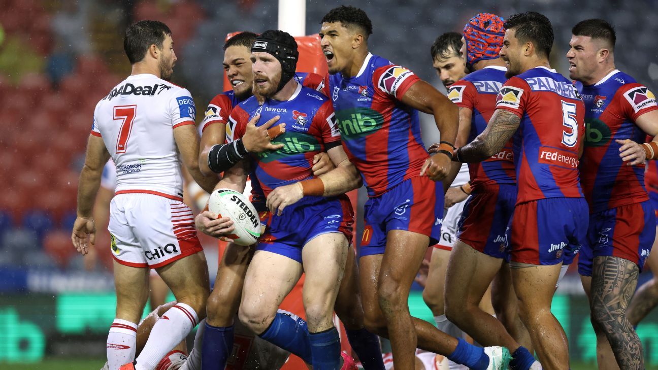 New Knights halves combo slays Dragons in wet - ESPN