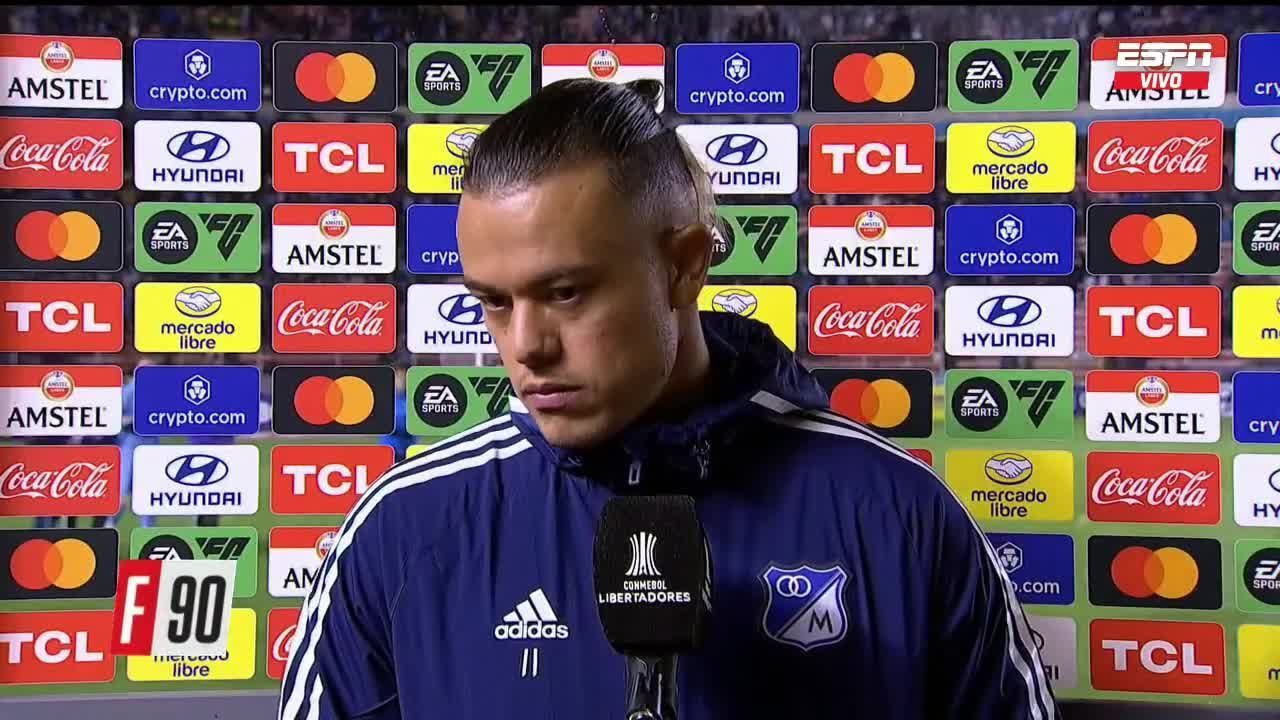 Leo Castro anotó doblete, pero habló de la ansiedad de Millonarios a la ...
