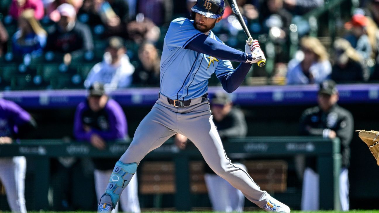 Rays 2B Brandon Lowe (oblique) lands on injured list - ESPN