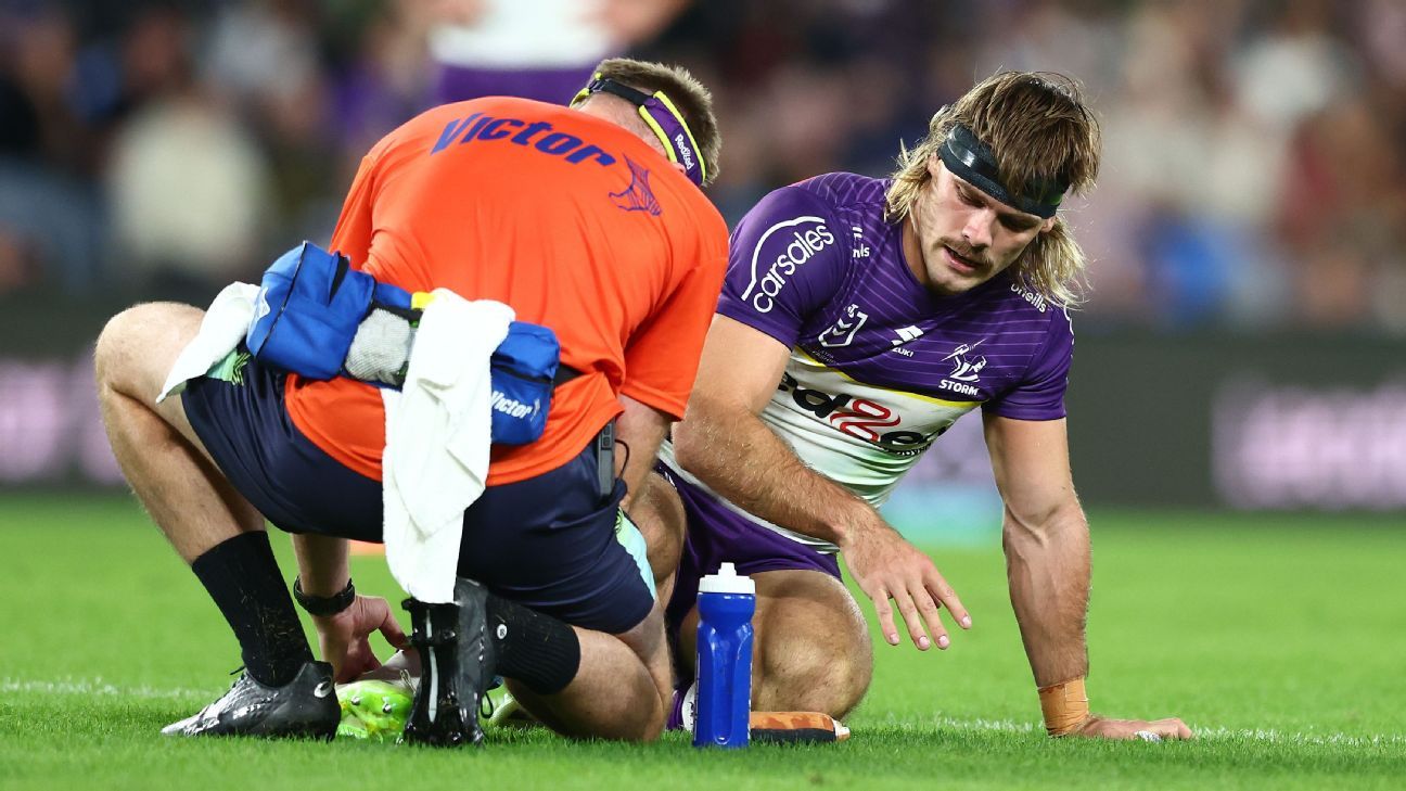 NRL: Storm fullback Ryan Papenhuyzen out for 'four-to-six weeks' with ...