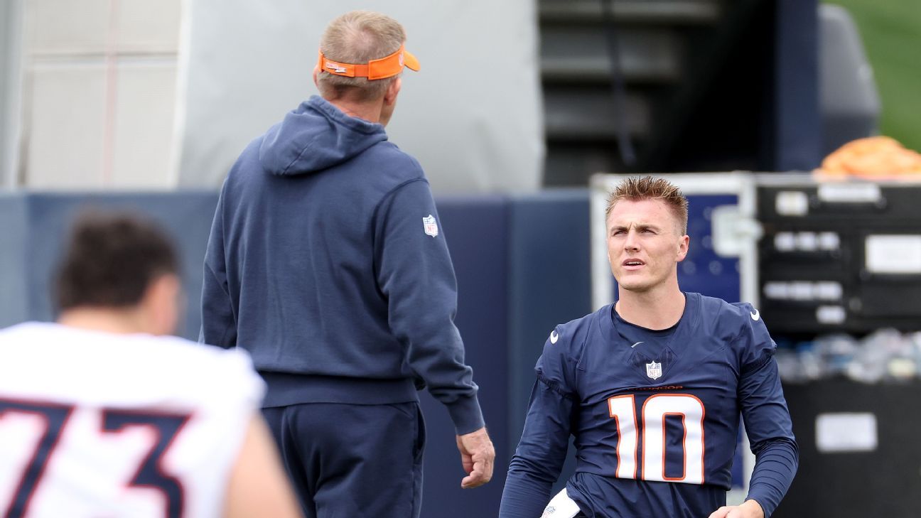 Bo Nix tuvo una buena primera sesión con Broncos - ESPN