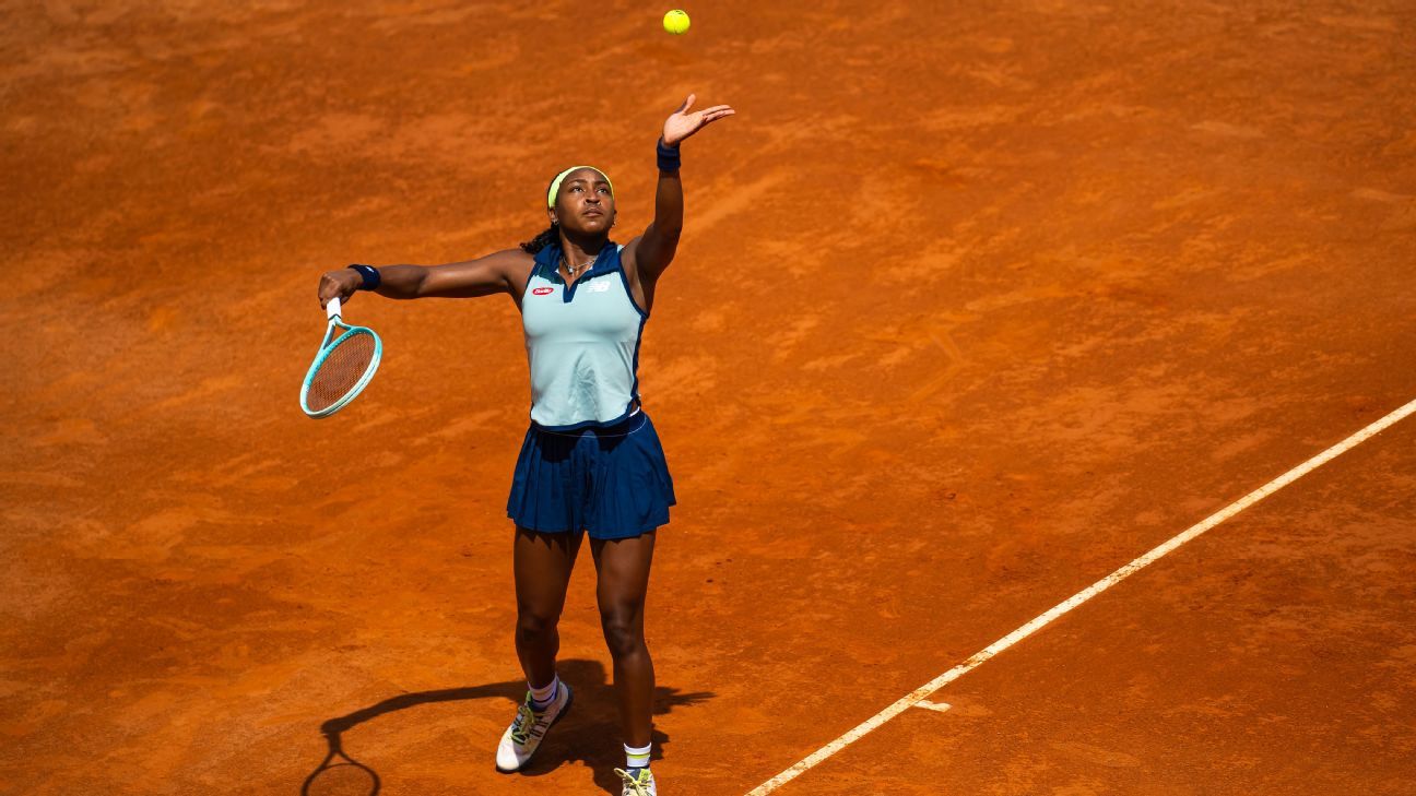 Coco Gauff says technical tweaks to serve need time to settle - ESPN