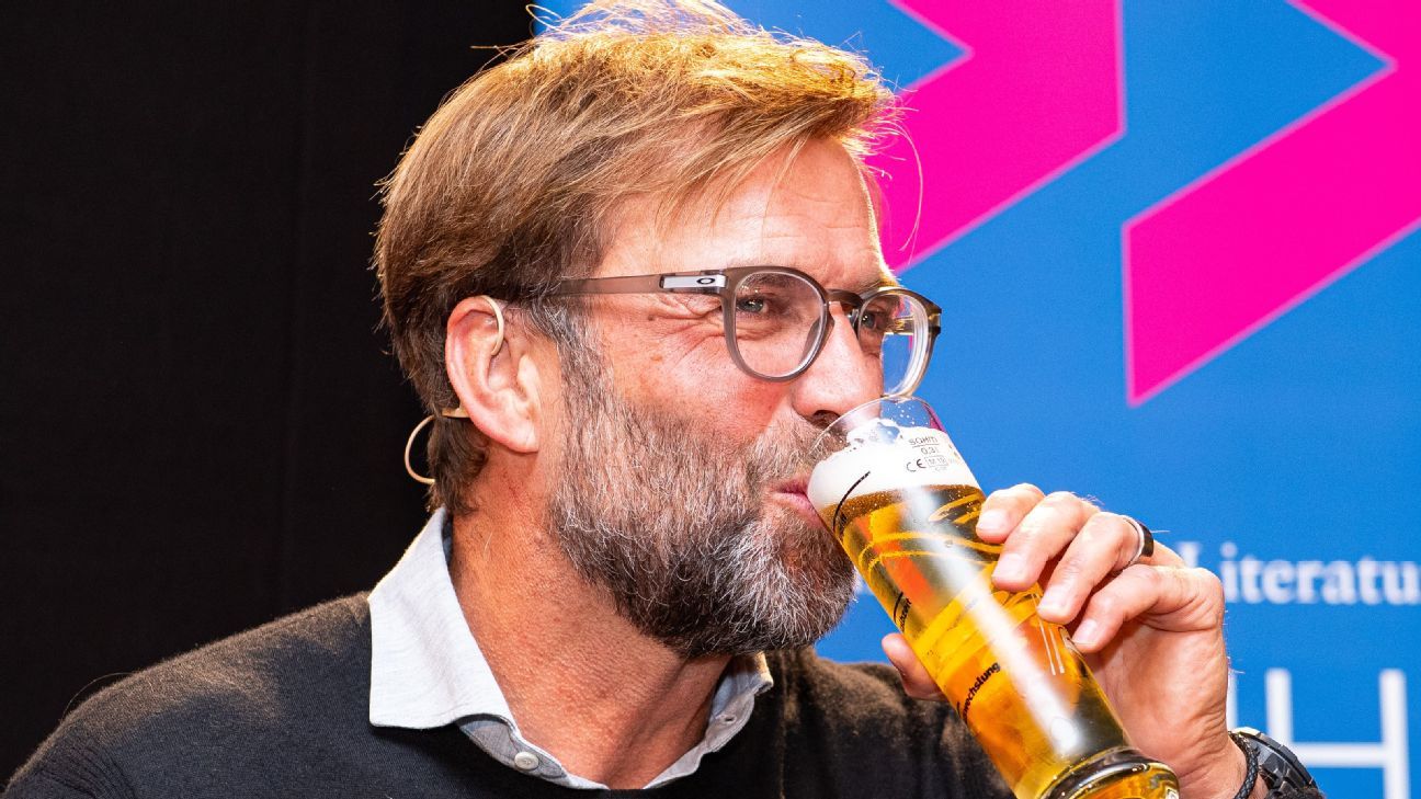 Jürgen Klopp's Liverpool farewell marked with his own beer - ESPN