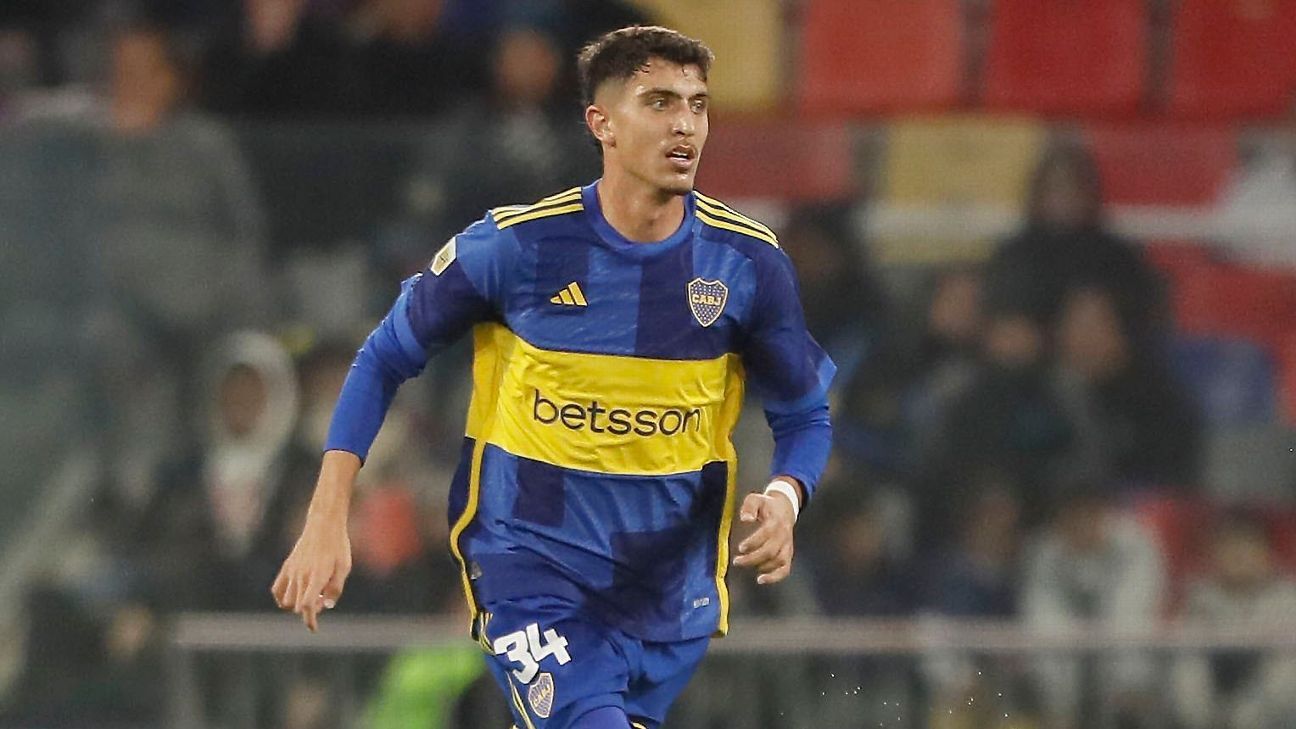 Mateo Mendía tuvo su debut en la Primera de Boca - ESPN