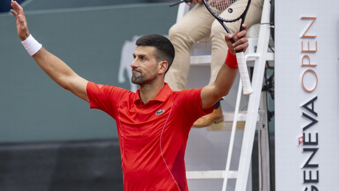 Novak Djokovic se puso el overol y sigue en Ginebra - ESPN