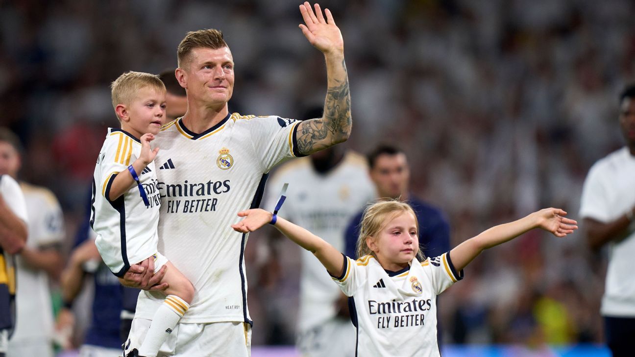 Le Real Madrid rend hommage à Toni Kroos en faisant ses adieux en larmes au Bernabeu - Nouvelles ...