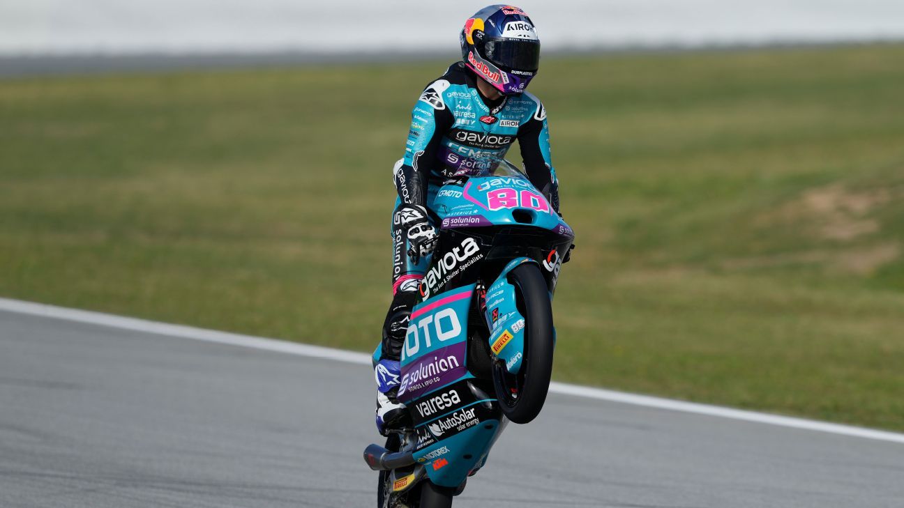 Moto3: David Alonso logró un triunfo inolvidable en Cataluña - ESPN