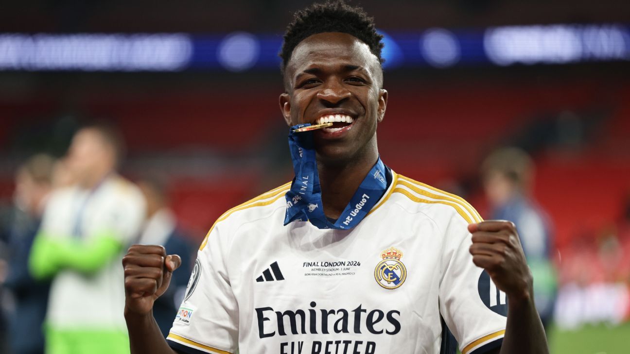 Vinicius Jr. é eleito jogador da temporada da Champions League - ESPN