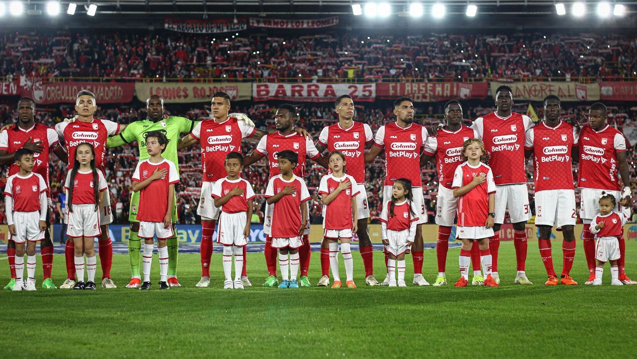 Los convocados de Santa Fe para la primera final ante Bucaramanga - ESPN