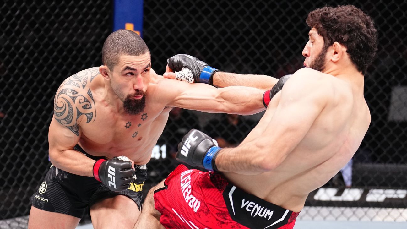 UFC Fight Night results: Whittaker KO's Aliskerov to remain in title ...