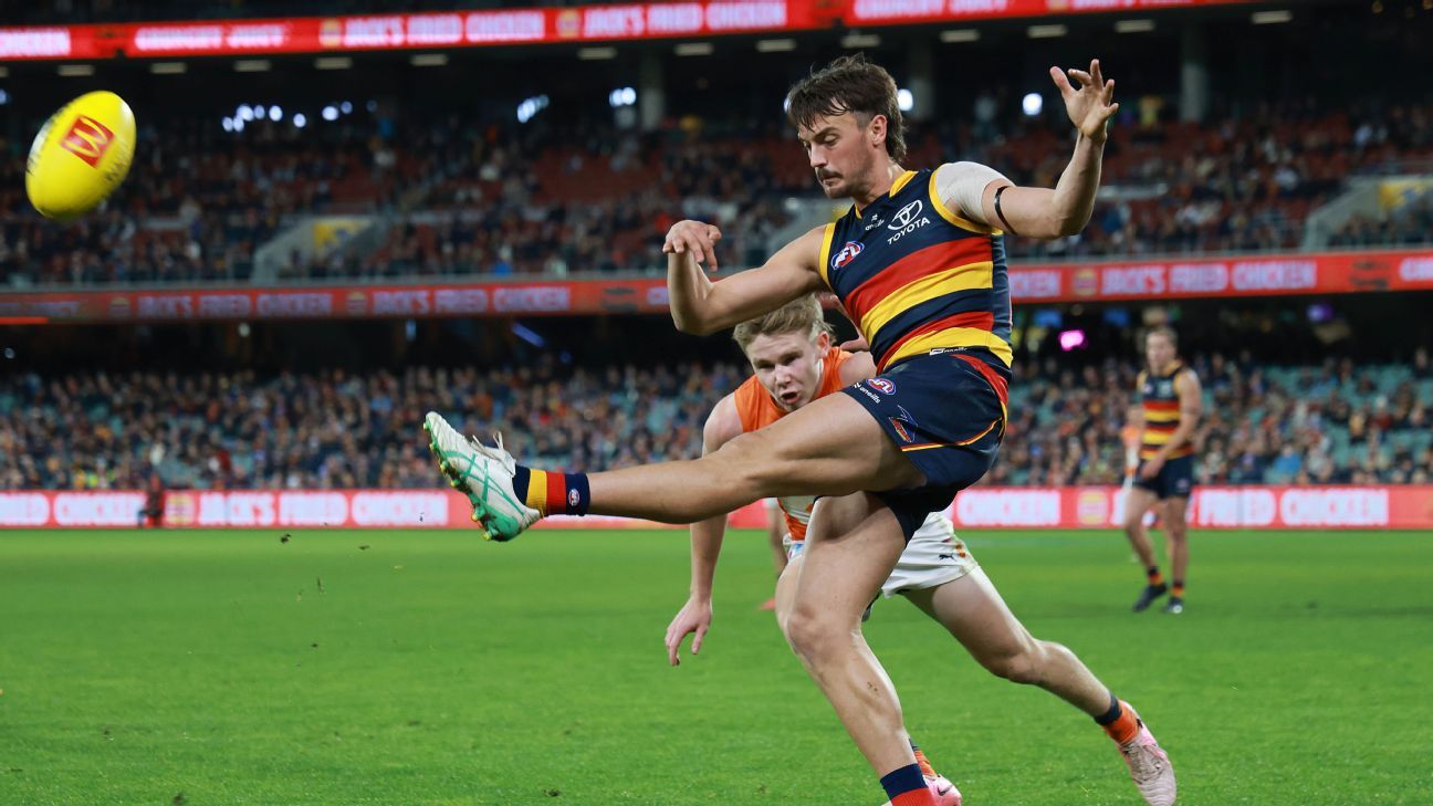AFL: Rankine cameo lifts Crows to upset win over GWS - ESPN