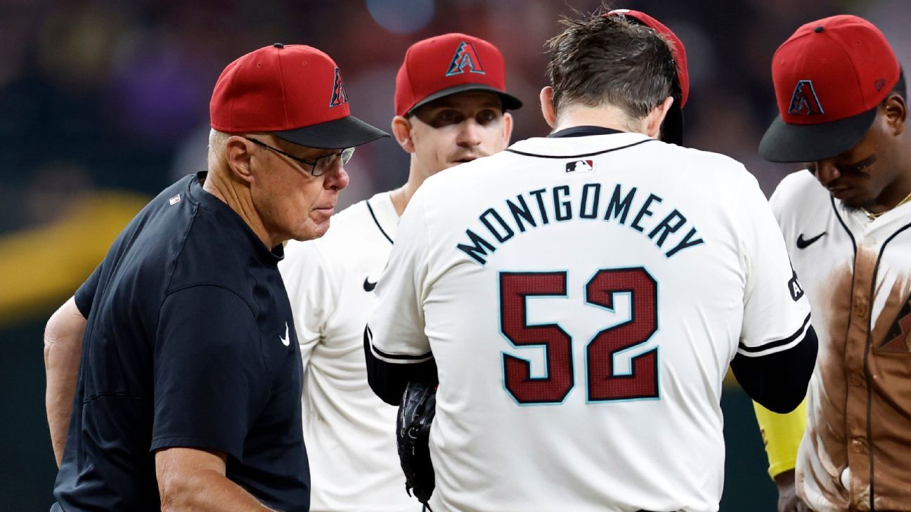 Diamondbacks place LHP Jordan Montgomery (knee) on IL - ESPN