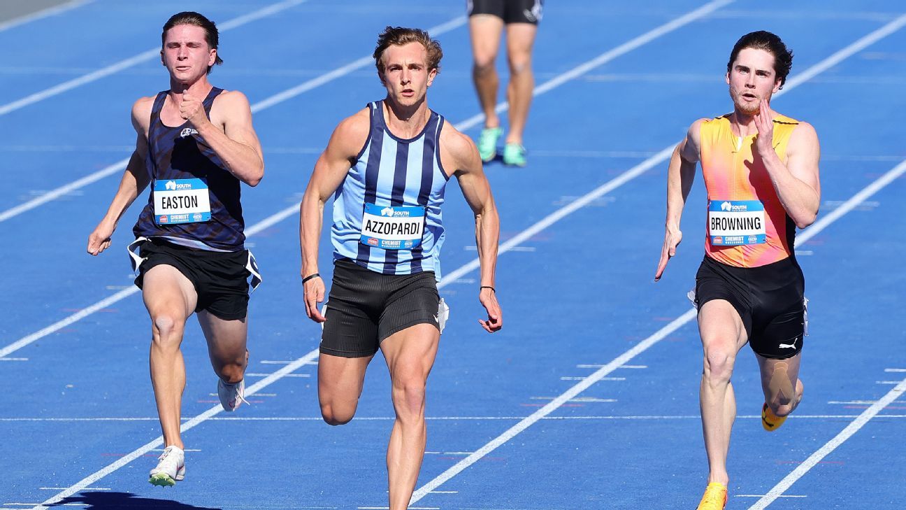 Australian Josh Azzopardi added to Olympic 100m field - ESPN