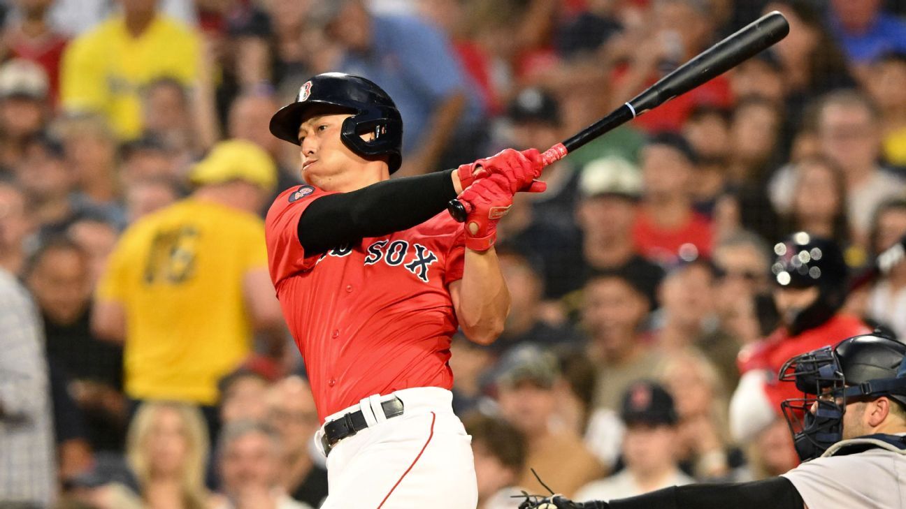 Red Sox's Rob Refsnyder removed from lineup with wrist injury - ESPN
