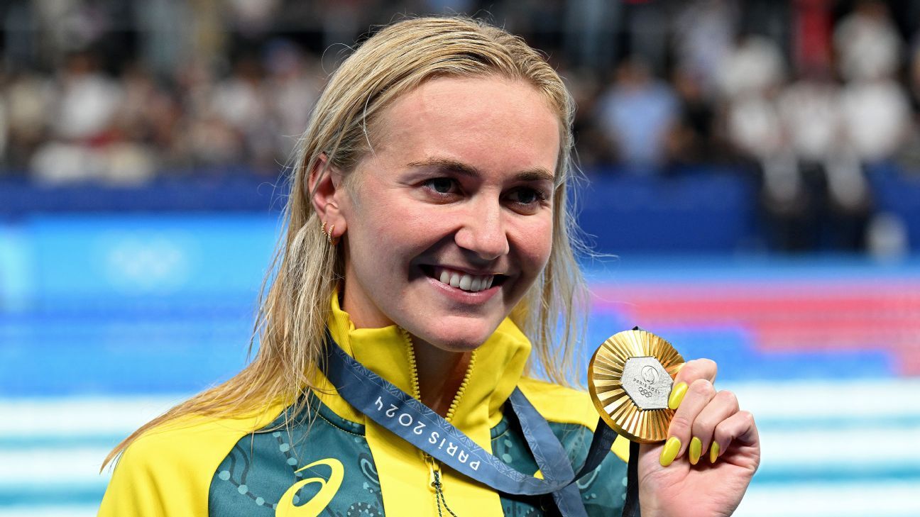 Titmus, Aussie women freestyle relayers in gold salute - ESPN