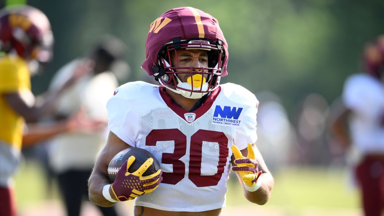 Commanders' Ekeler to play, Robinson's status unclear vs. Browns - ESPN