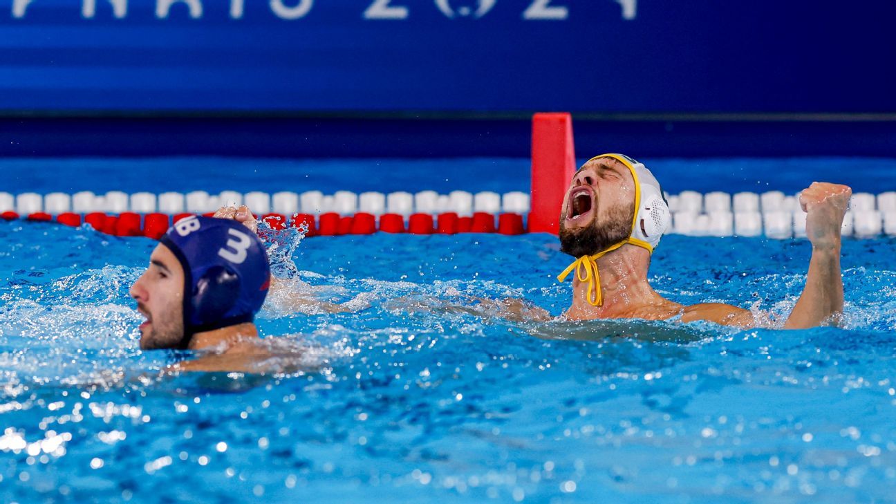 Paris Olympics: Aussie Sharks devour champs in water polo sensation - ESPN