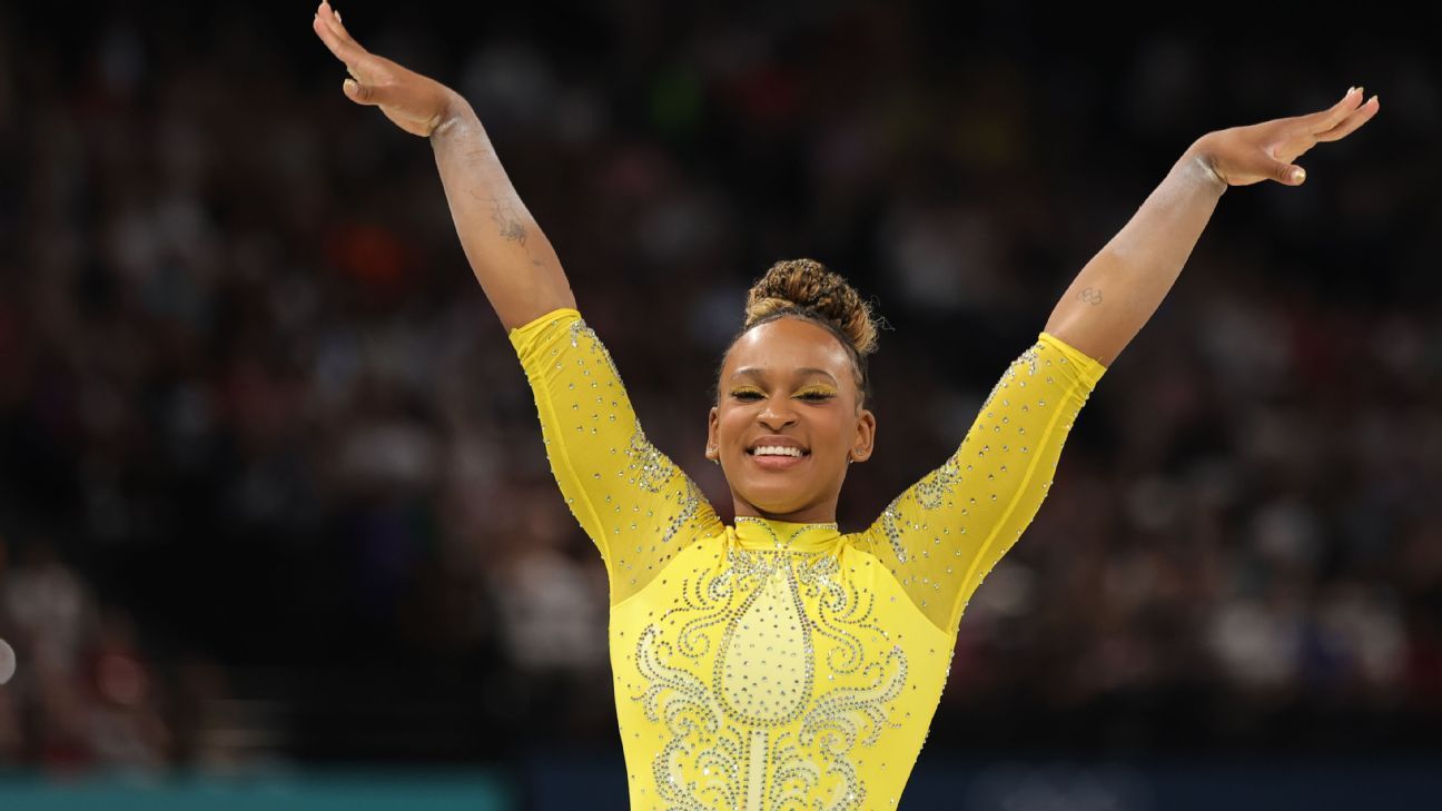 Rebeca Andrade revela famosa que mais queria conhecer nas Olimpíadas - ESPN