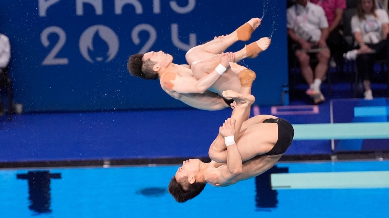 China barely holds off Mexico for fourth straight diving gold - ESPN