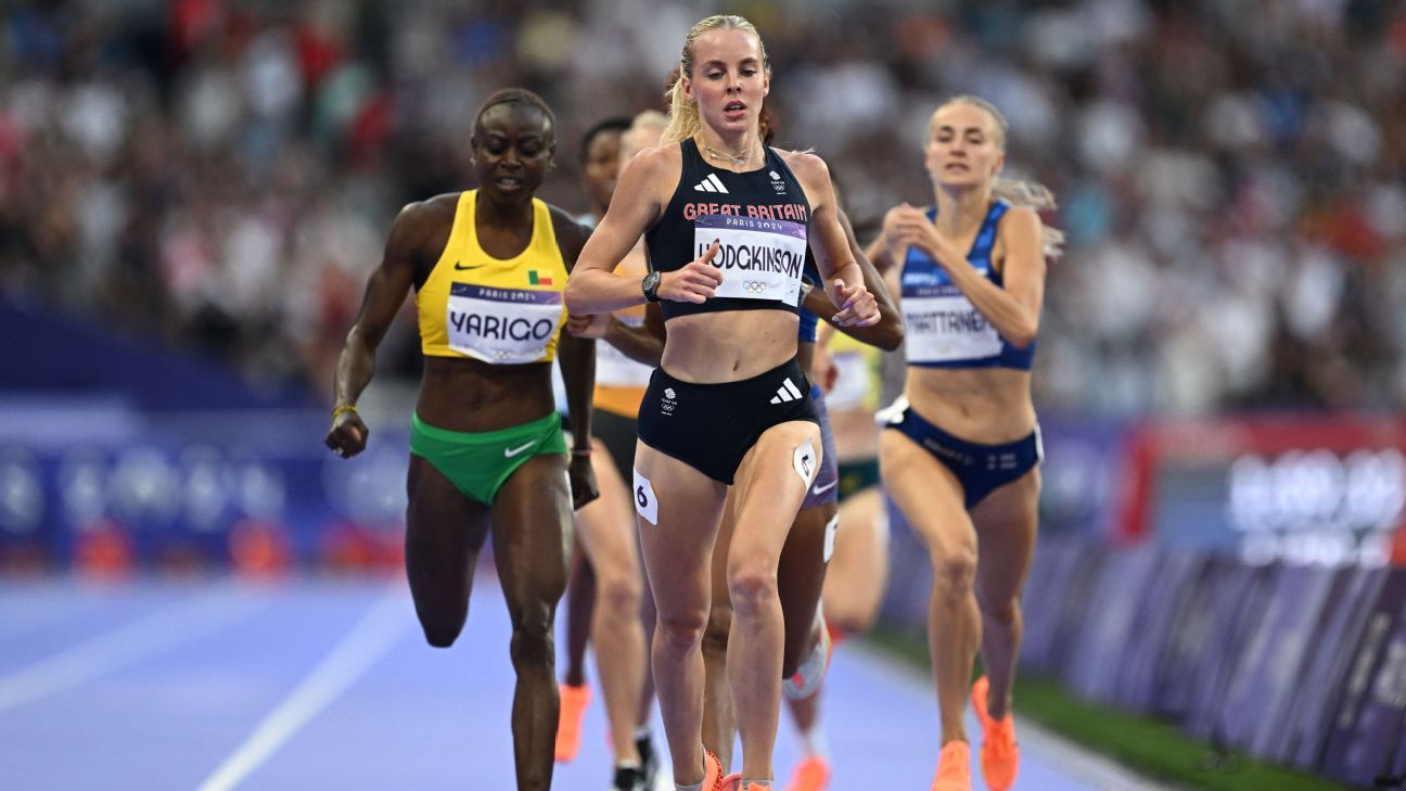 Olympics 2024: Keely Hodgkinson wins heat as she eyes 800m gold - ESPN
