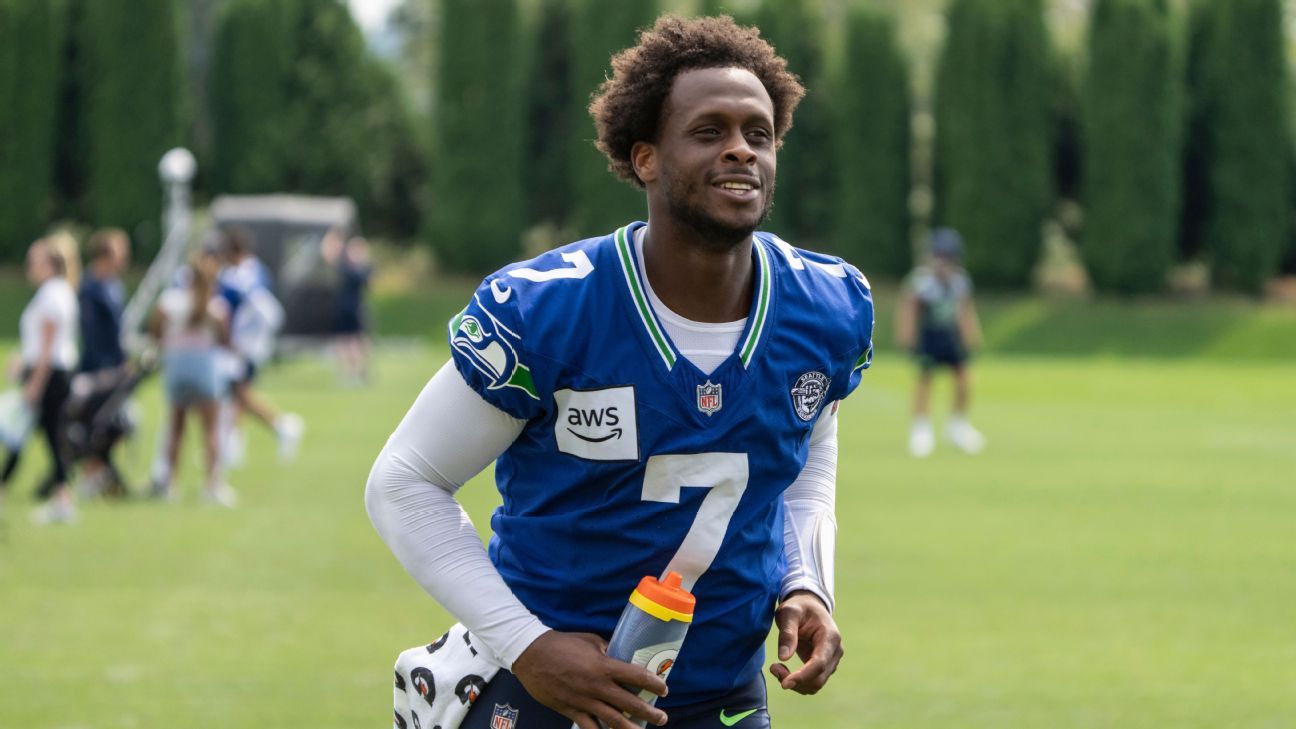 Seahawks' Geno Smith returns to practice from knee, hip injuries - ESPN