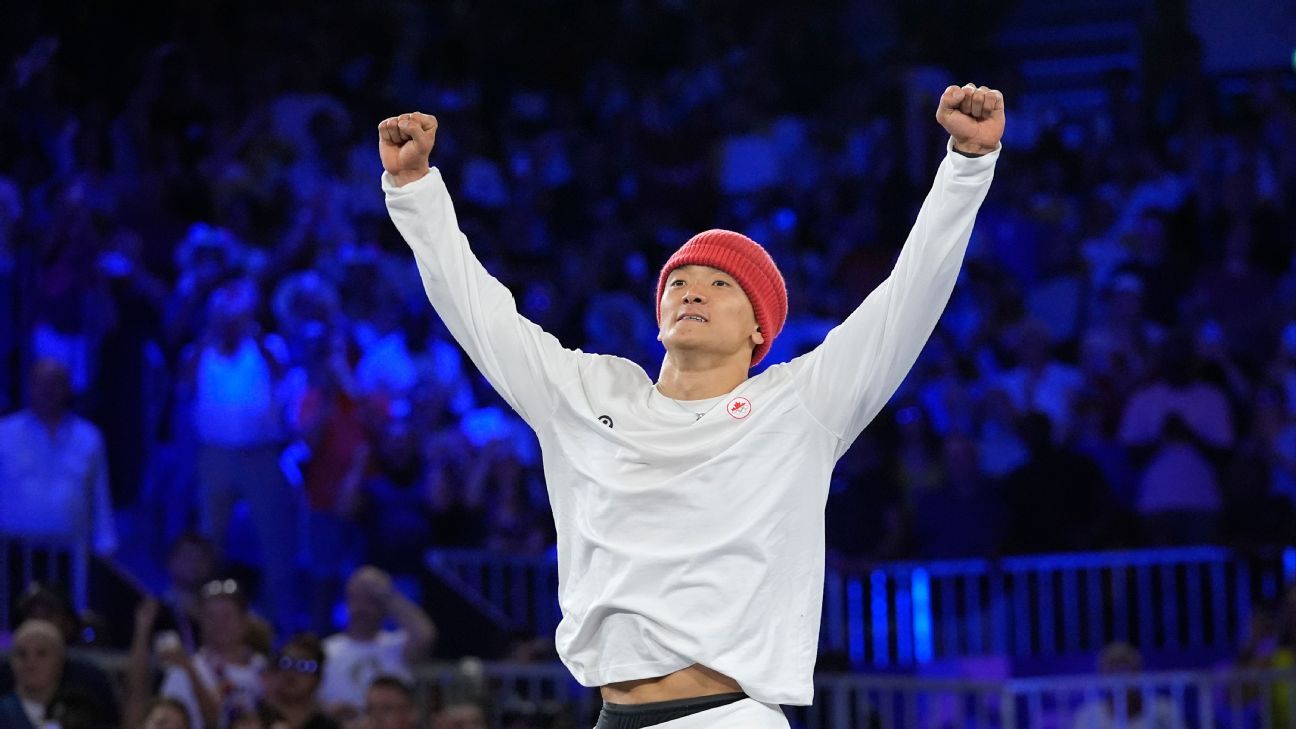 Canada's Phil 'Wizard' Kim takes gold in Olympic breaking final - ESPN