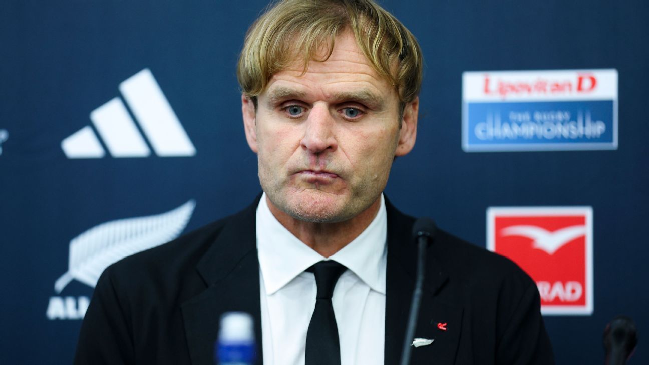 Scott Robertson's All Blacks honeymoon is officially over - ESPN