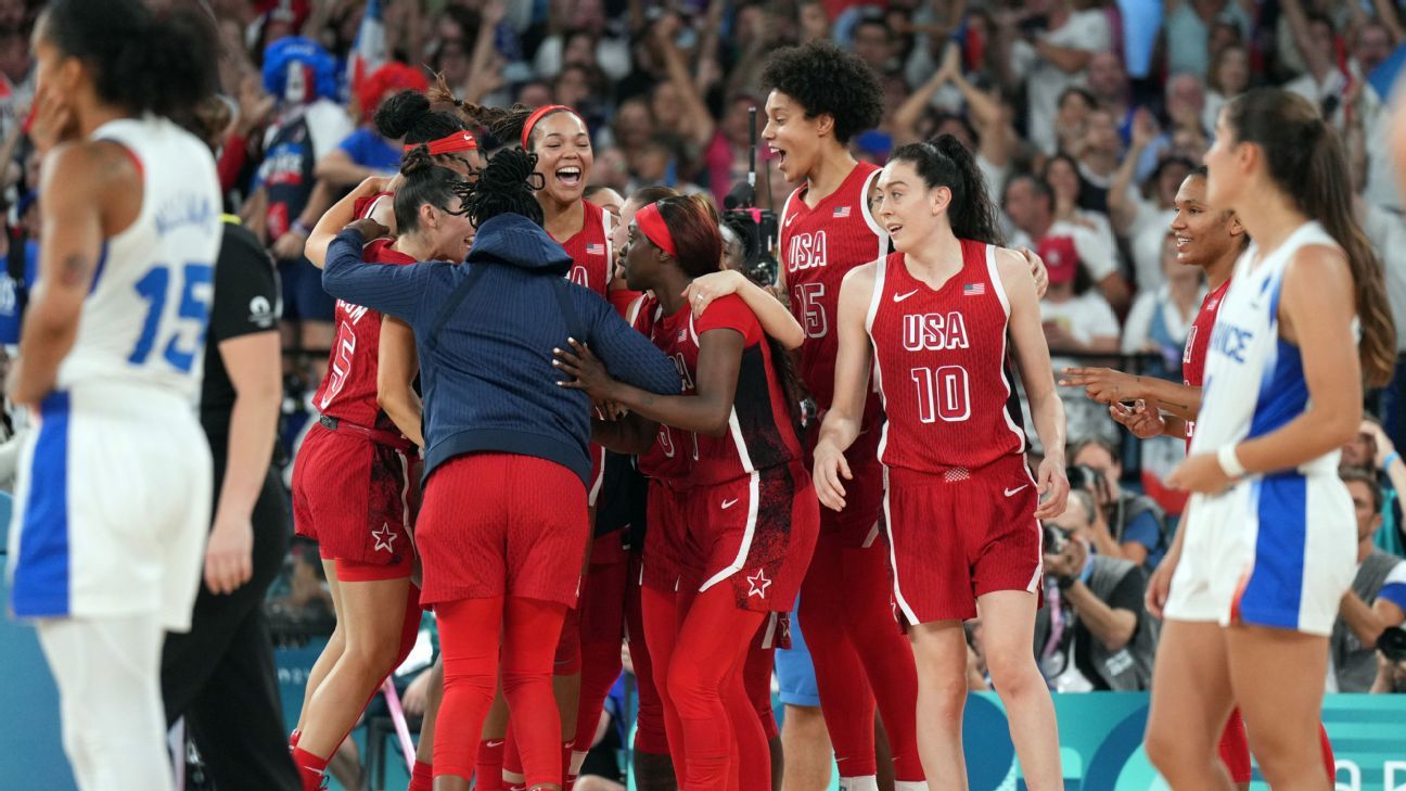 How U S Womens Basketball Beat France To Win Olympic Gold Espn