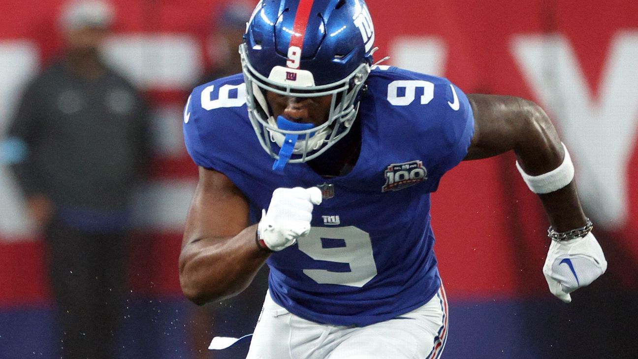 Giants recuperan a Evan Neal; Malik Nabers lesionado - ESPN