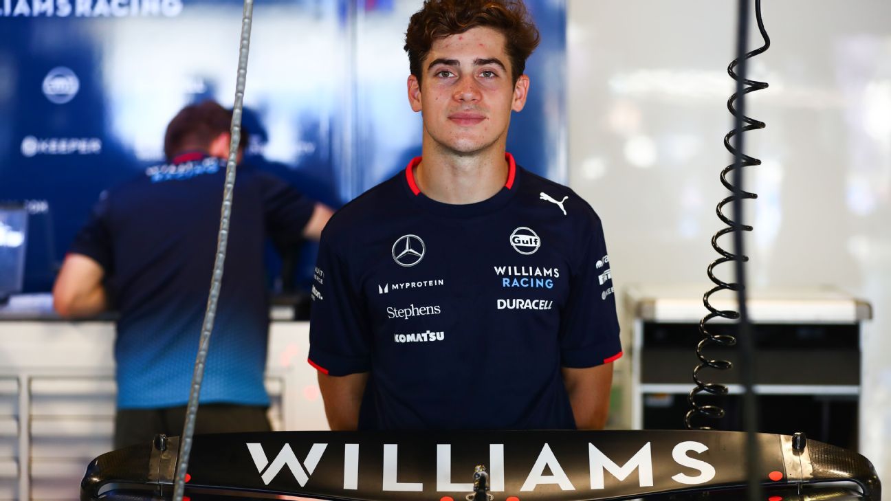 Franco Colapinto: "Correr en Fórmula 1 es un sueño hecho realidad" - ESPN