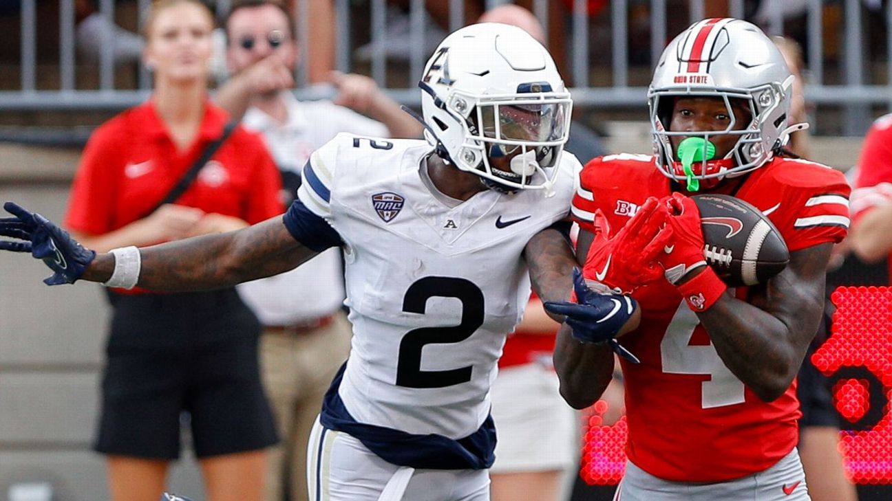 Jeremiah Smith leads No. 2 Ohio State to season-opening win - ESPN