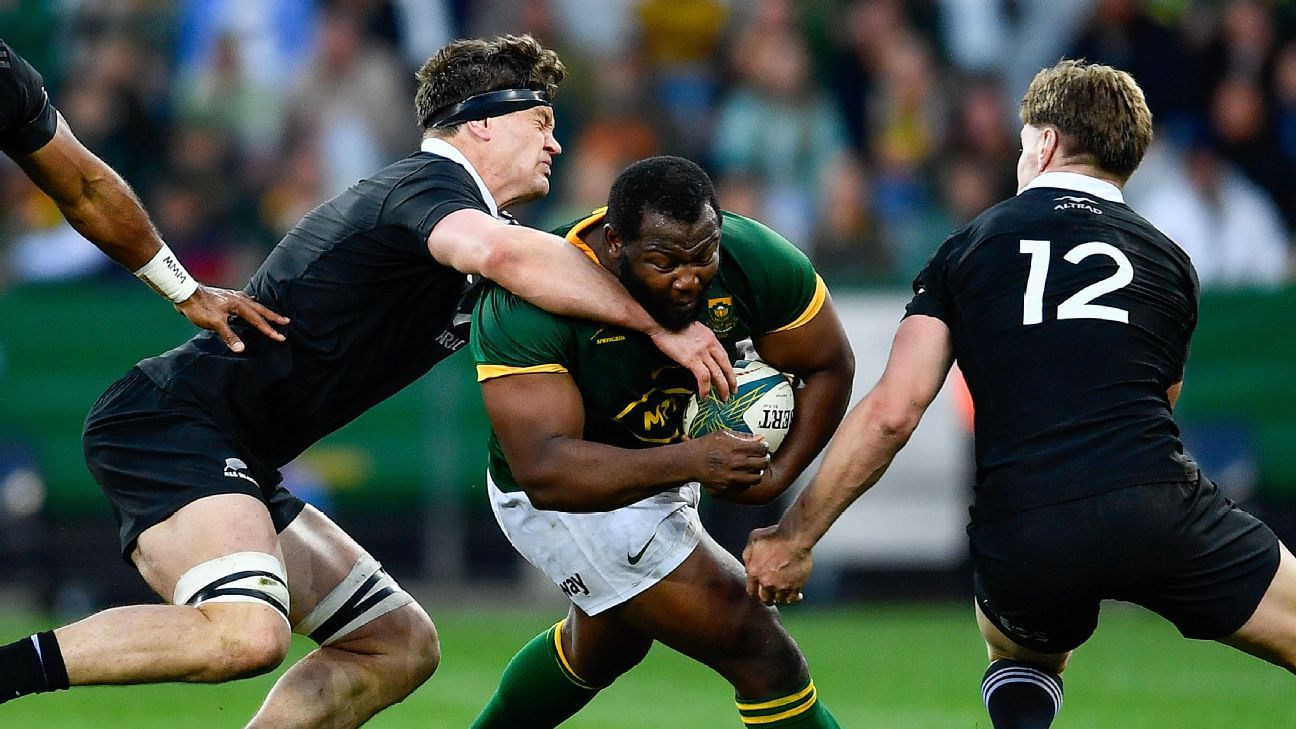 La increíble racha positiva de los Springboks ante los All Blacks - ESPN
